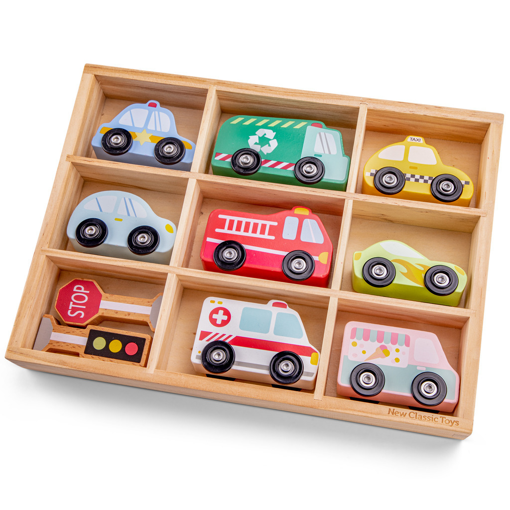 Wooden Vehicles Set - Toy Dubai (Toys MENA LLC)