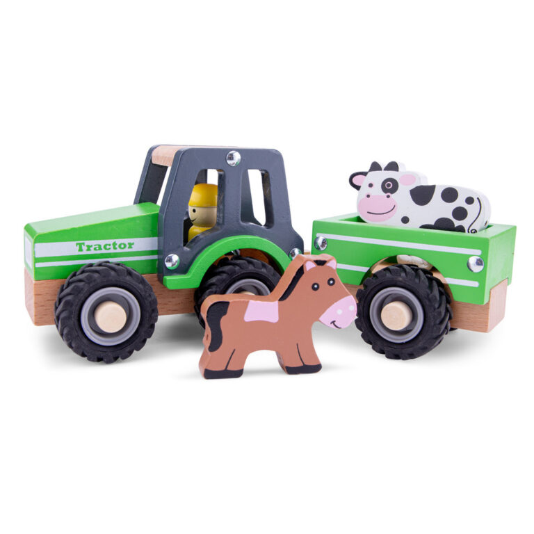 Tractor with Trailer - Animals - Toy Dubai (Toys MENA LLC)