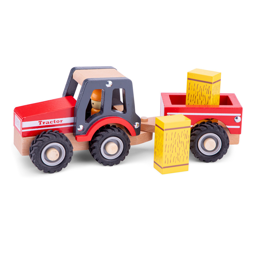 Tractor with Trailer - Hay Stacks - Toy Dubai (Toys MENA LLC)