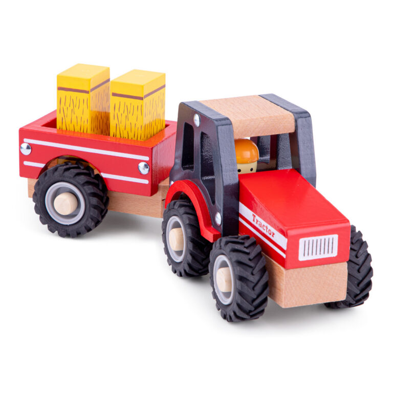 Tractor with Trailer - Hay Stacks - Toy Dubai (Toys MENA LLC)