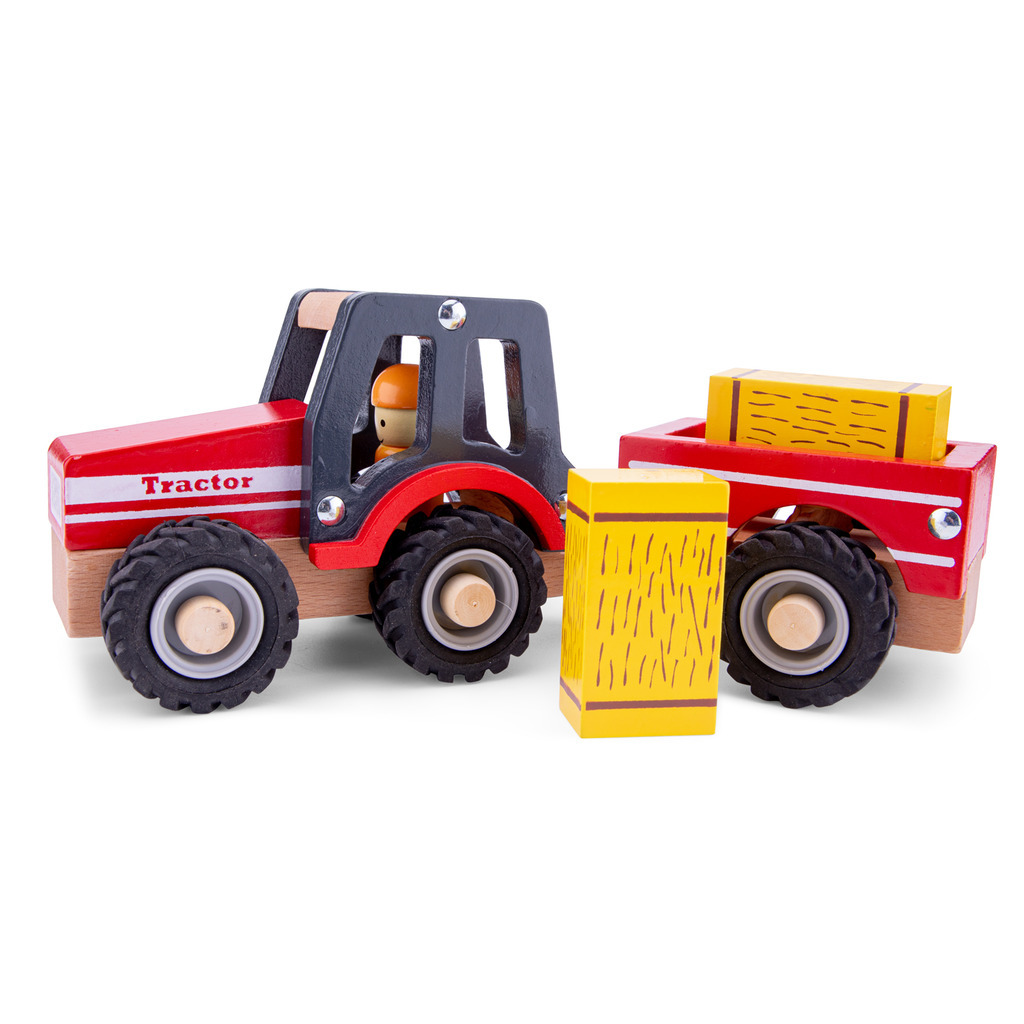 Tractor with Trailer - Hay Stacks - Toy Dubai (Toys MENA LLC)