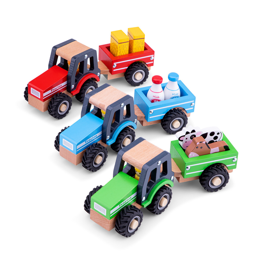 Tractor with Trailer - Hay Stacks - Toy Dubai (Toys MENA LLC)