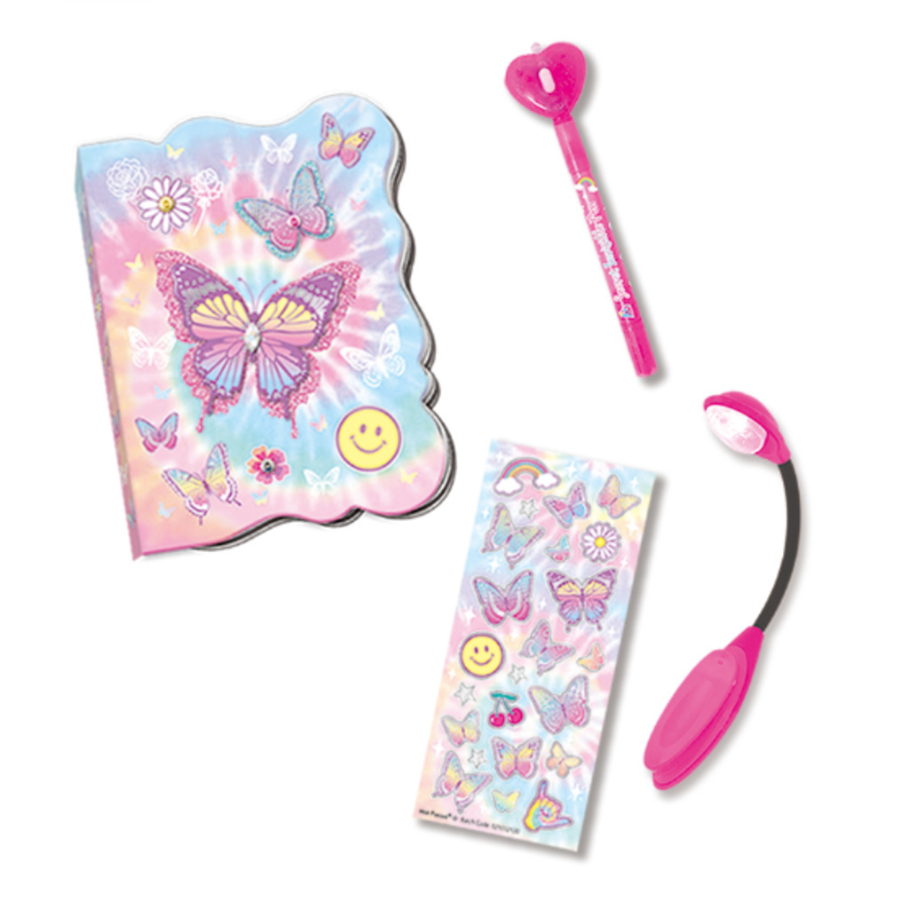 Hot Focus Tie Dye Butterfly Girl's Secret Journal Fun - Toy Dubai (Toys ...
