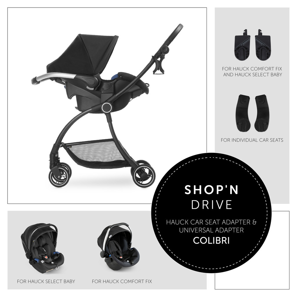 Hauck - standard stroller Colibri - Beige - Toy Dubai (Toys MENA LLC)