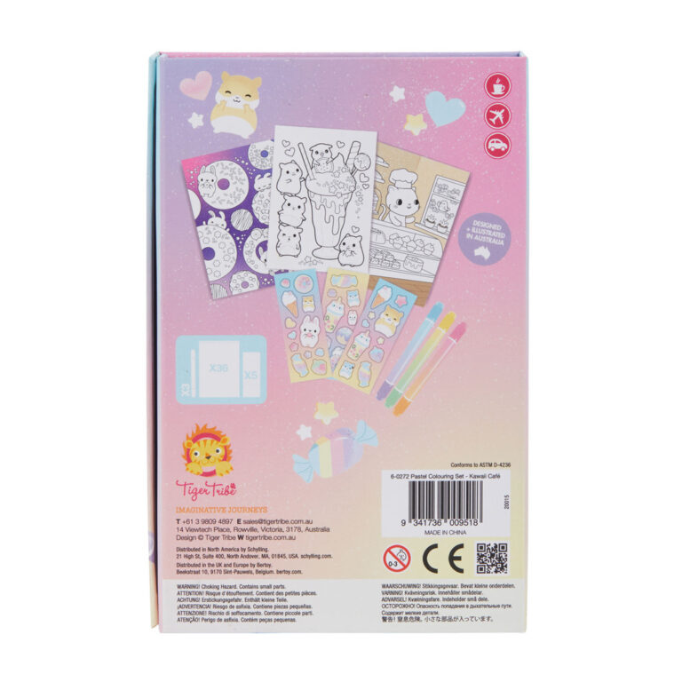 Pastel Colouring Set - Kawaii Cafe - Toy Dubai (Toys MENA LLC)