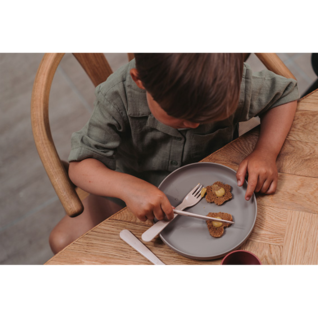 tiny BIO Cutlery Set - Cream & Berry - Toy Dubai (Toys MENA LLC)