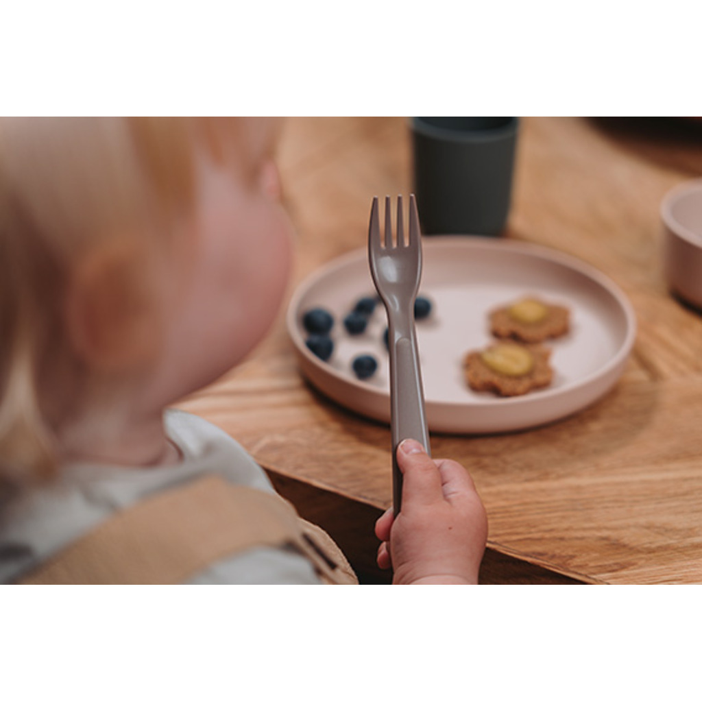 Tiny BIO Cutlery Set - Olive & Mocha - Toy Dubai (Toys MENA LLC)