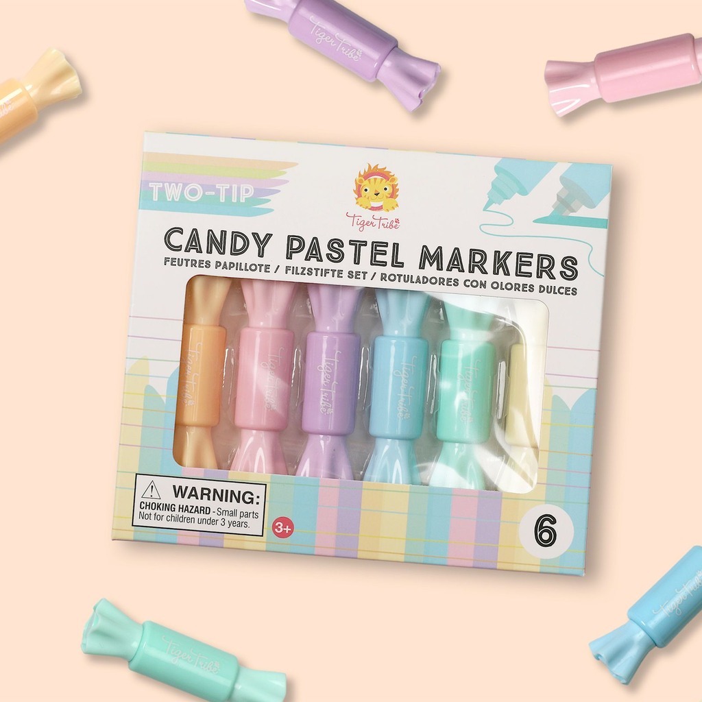 Two - Tip Candy Pastel Markers - Toy Dubai (Toys MENA LLC)