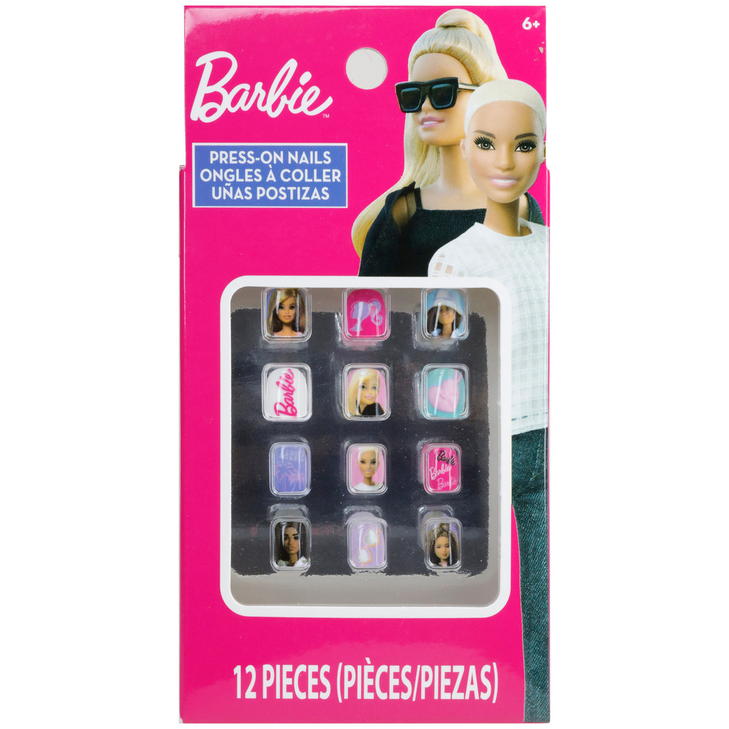 Barbie - Townley Girl 12 Pk Press On Nails - Toy Dubai (Toys MENA LLC)