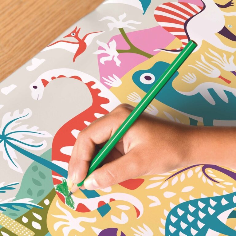 Giant Colouring Sheet - Dinosaurs - Toy Dubai (Toys MENA LLC)