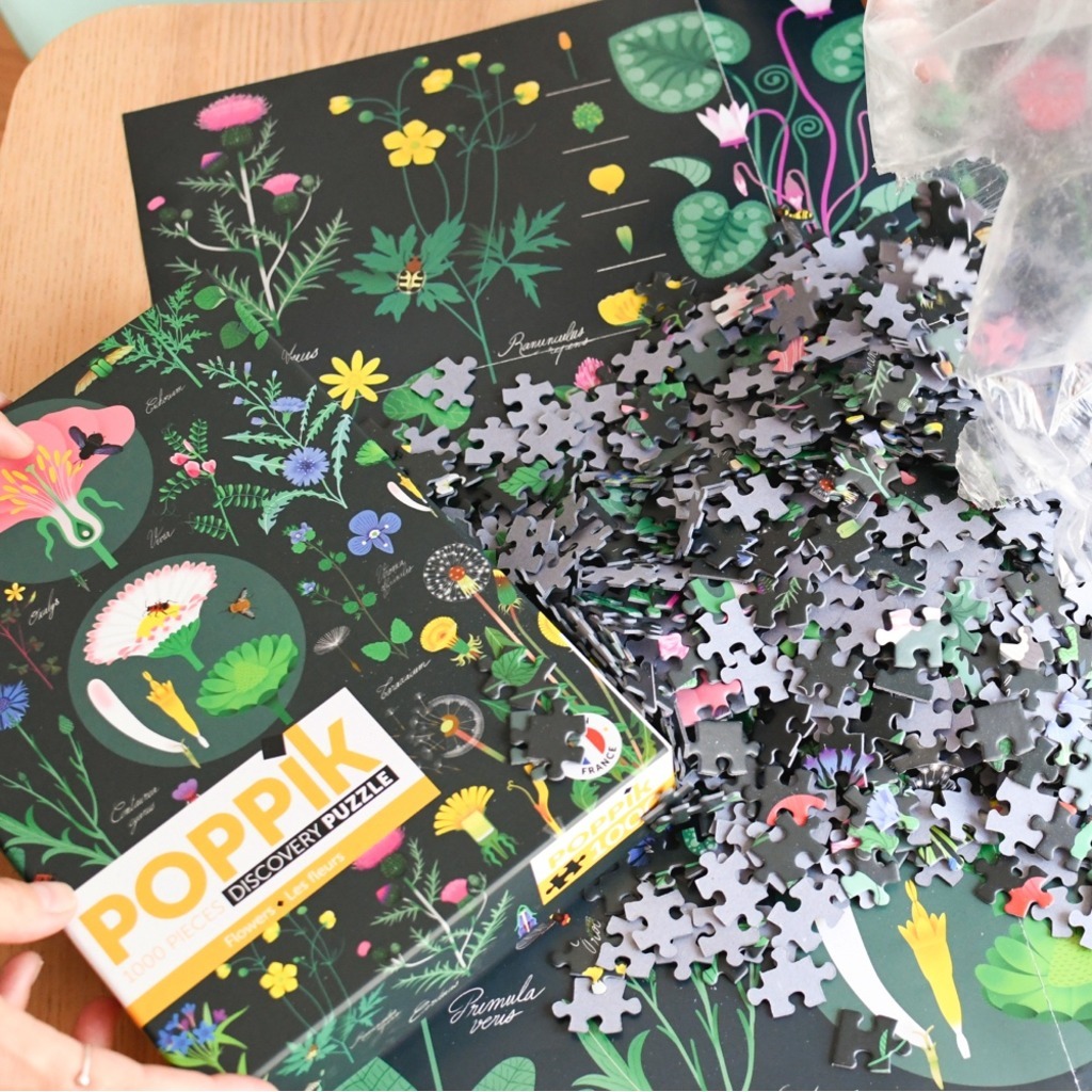 Jigsaw Puzzle - Flowers (1000 pcs) - Toy Dubai (Toys MENA LLC)