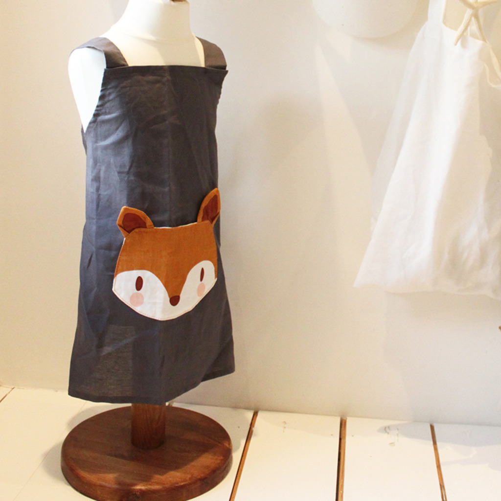 Fox Linen Apron - Toy Dubai (Toys MENA LLC)