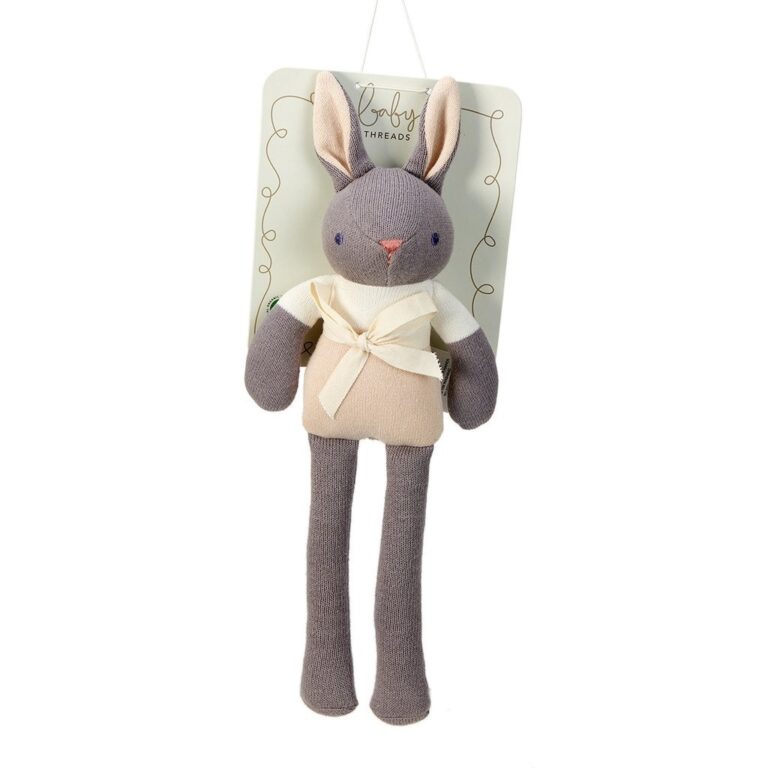 Baby Threads Grey Bunny Doll - Toy Dubai (Toys MENA LLC)