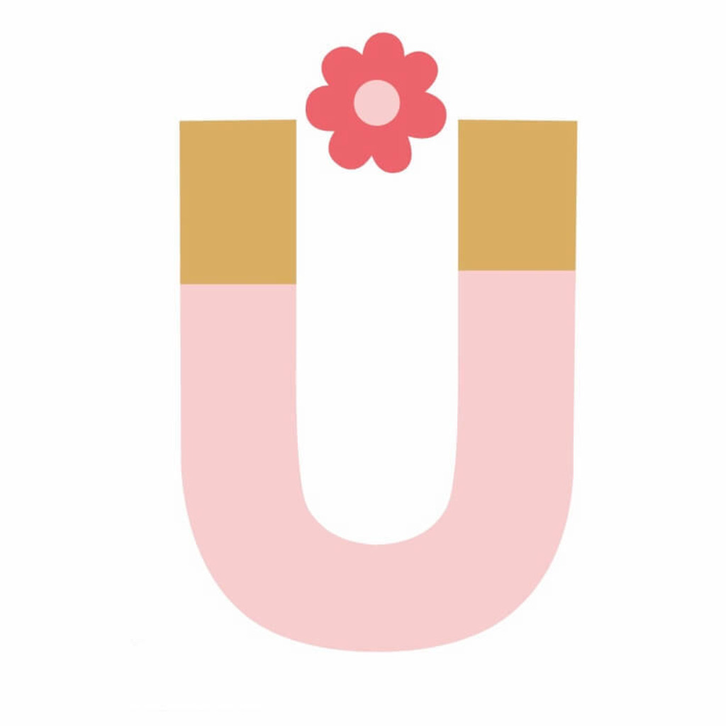 Alphabet Wall Sticker - U - Toy Dubai (Toys MENA LLC)