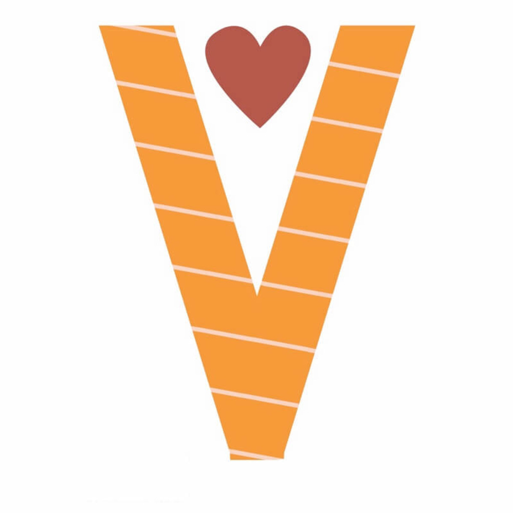 Alphabet Wall Sticker - V - Toy Dubai (Toys MENA LLC)