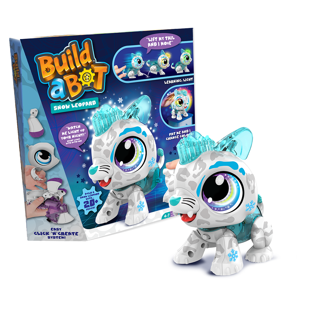 Build a Bot Light - Snow Leopard - Toy Dubai (Toys MENA LLC)