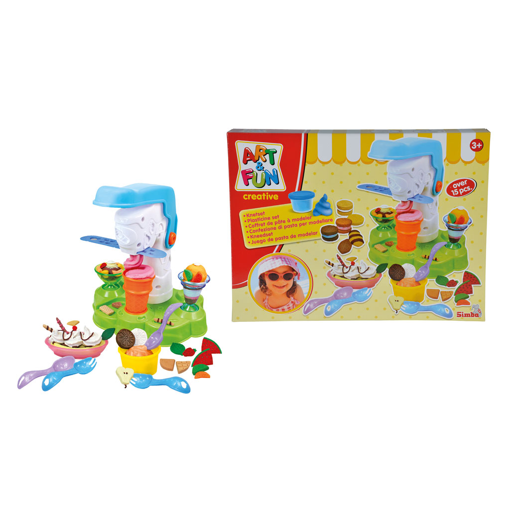 Simba - Art & Fun Plastic Dough Ice Cream - Toy Dubai (Toys MENA LLC)