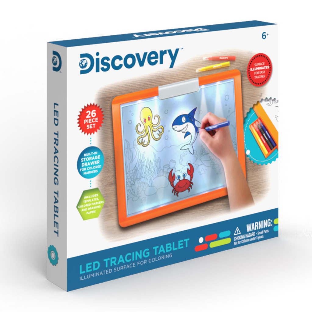 Discovery Kids - TOY KIDS TRACING TABLET LED - MARKER VERSION - Toy ...