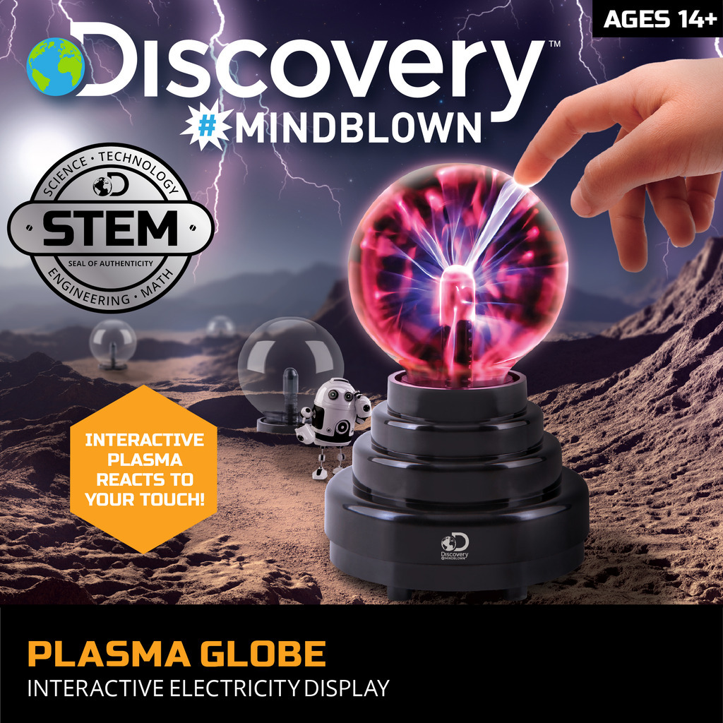 Discovery Mindblown - Plasma Globe Interactive Electricity Display ...