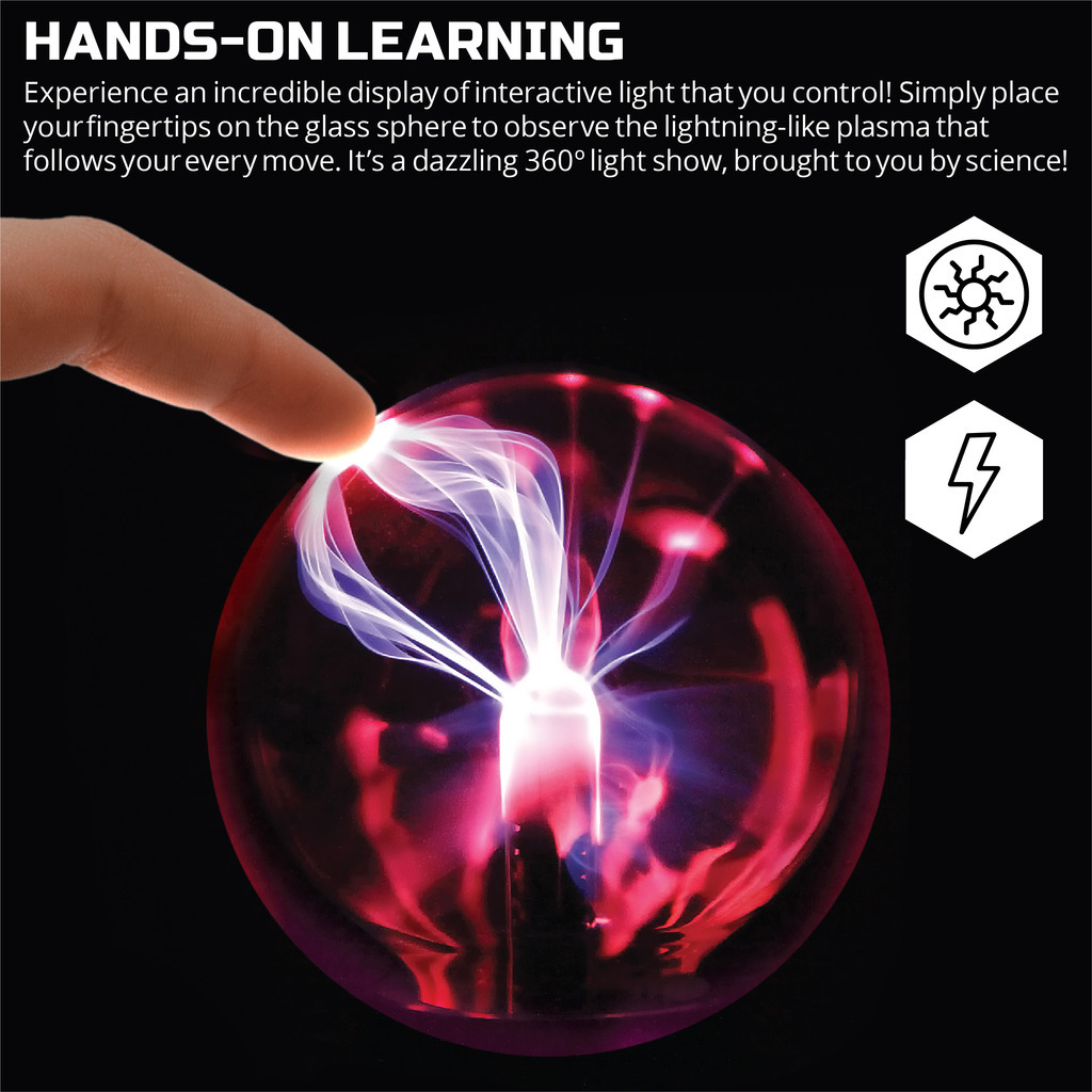 Discovery Mindblown - Plasma Globe Interactive Electricity Display ...