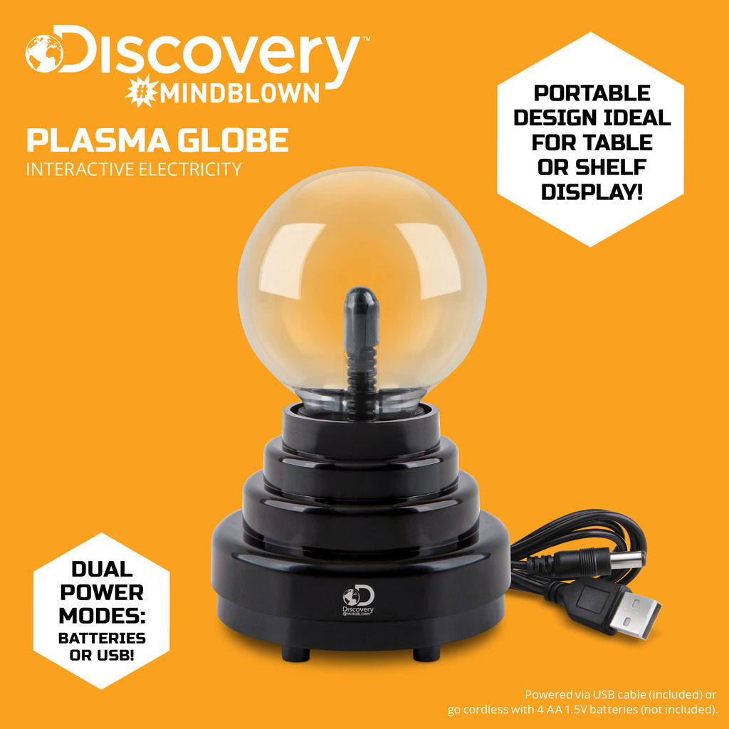 Discovery Mindblown - Plasma Globe Interactive Electricity Display ...