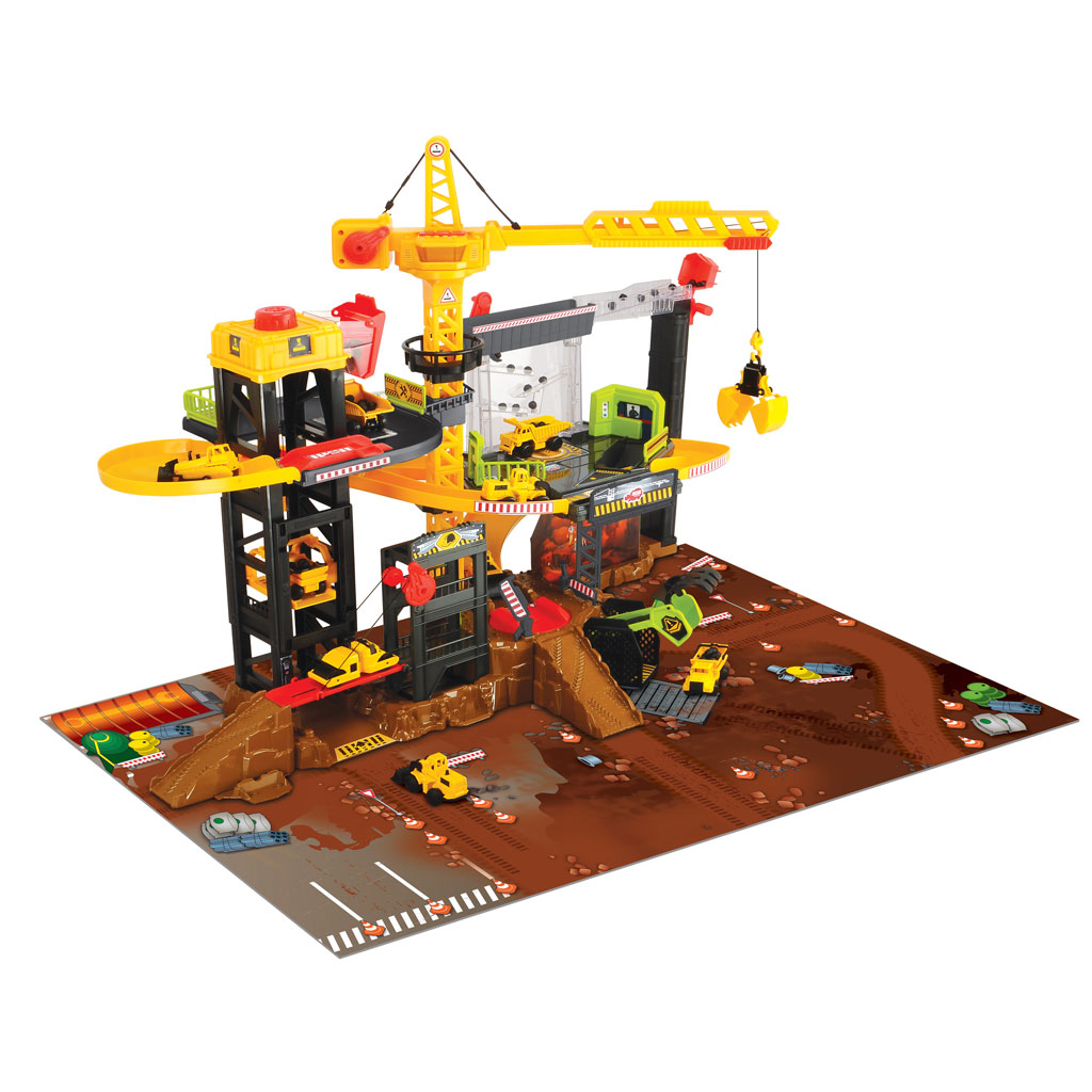 Dickie - Construction Playset W/ 4 Vehicles - Toy Dubai (Toys MENA LLC)