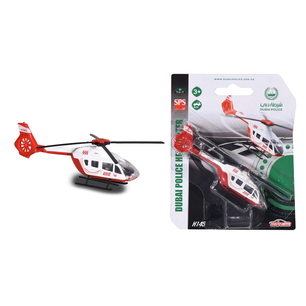 Majorette - Dubai Police Helicopter - Toy Dubai (Toys MENA LLC)