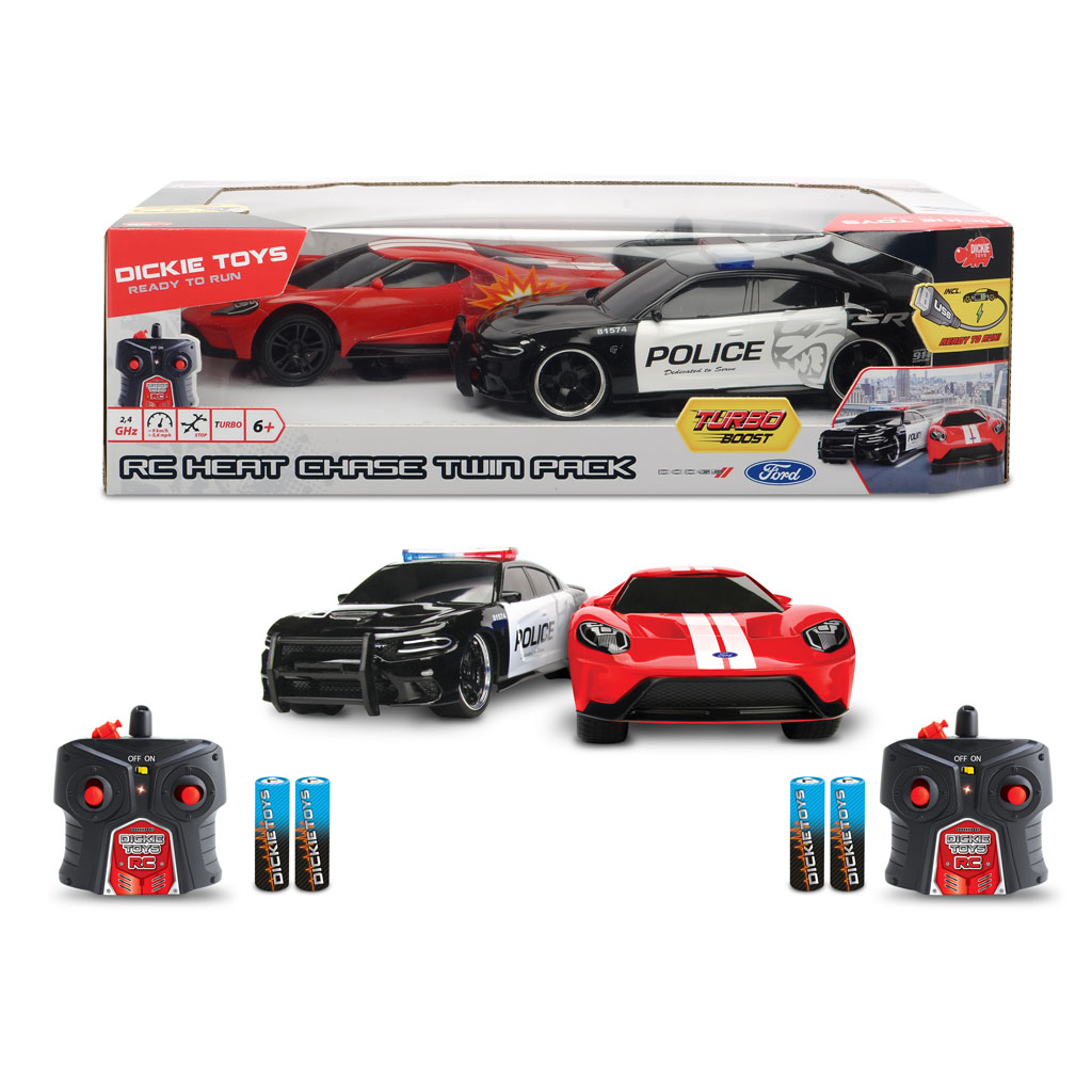 Dickie - RC Heat Chase Twin Pack - Toy Dubai (Toys MENA LLC)