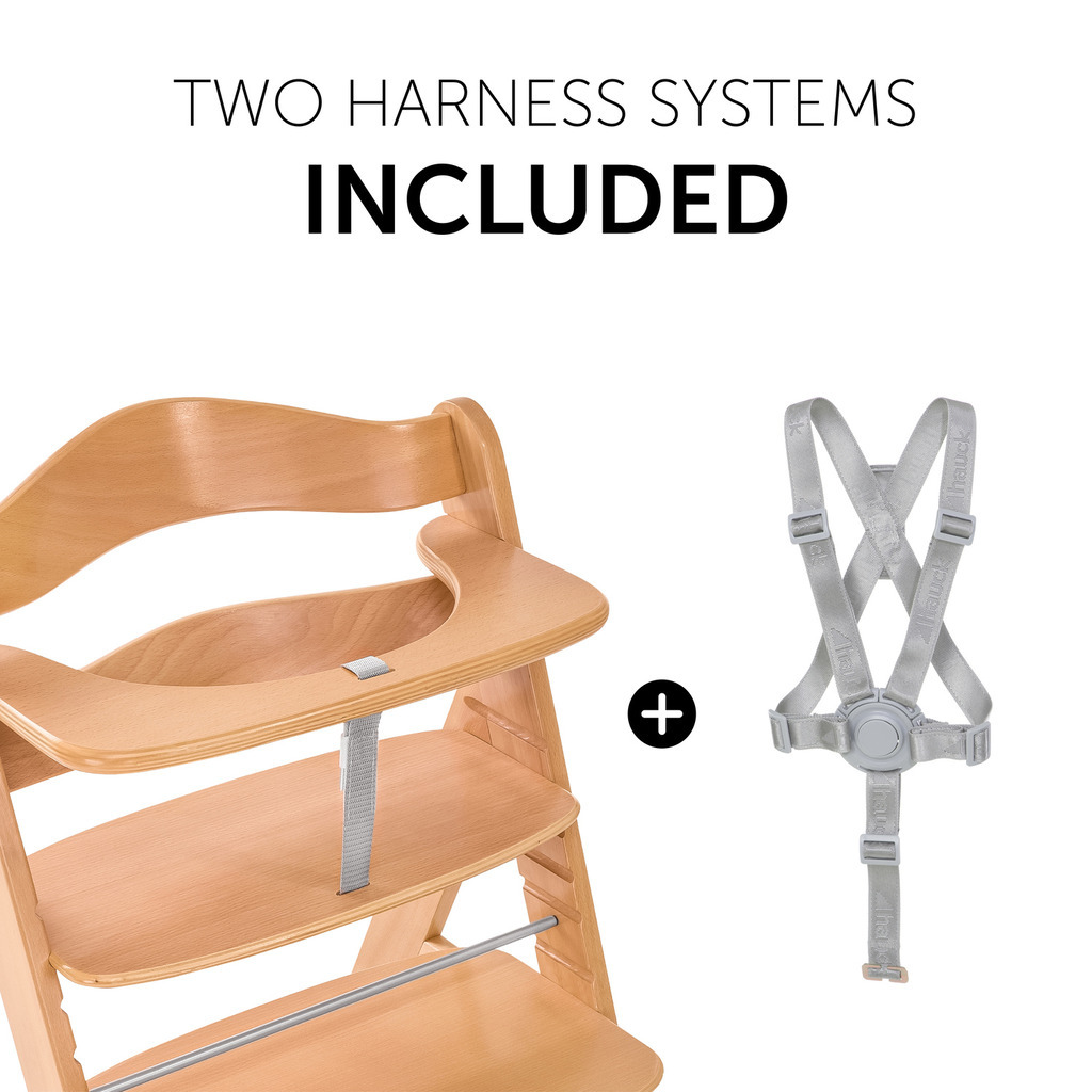 Hauck - high chairs Alpha+ - Natural - Toy Dubai (Toys MENA LLC)