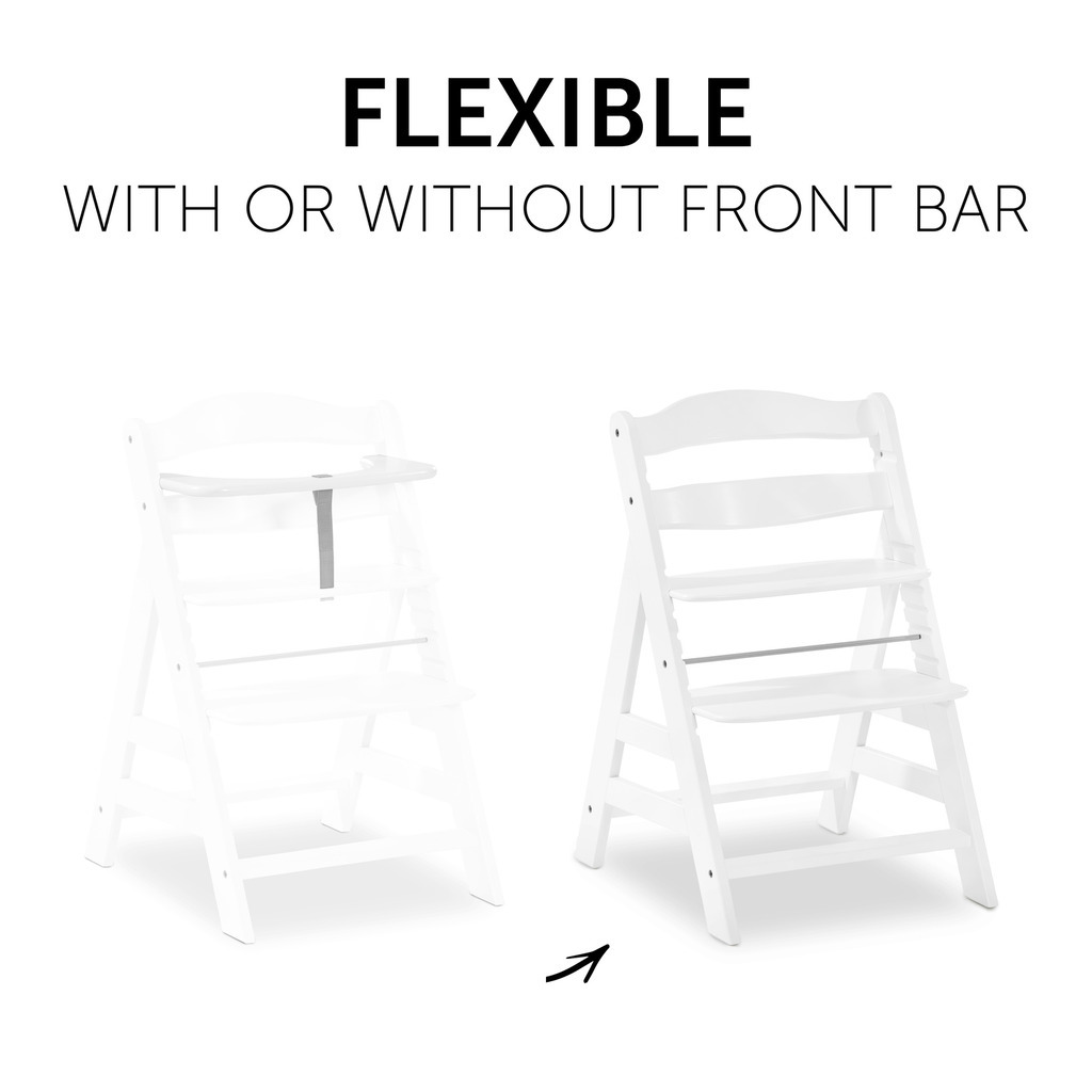 Hauck - high chairs Alpha+ - White - Toy Dubai (Toys MENA LLC)