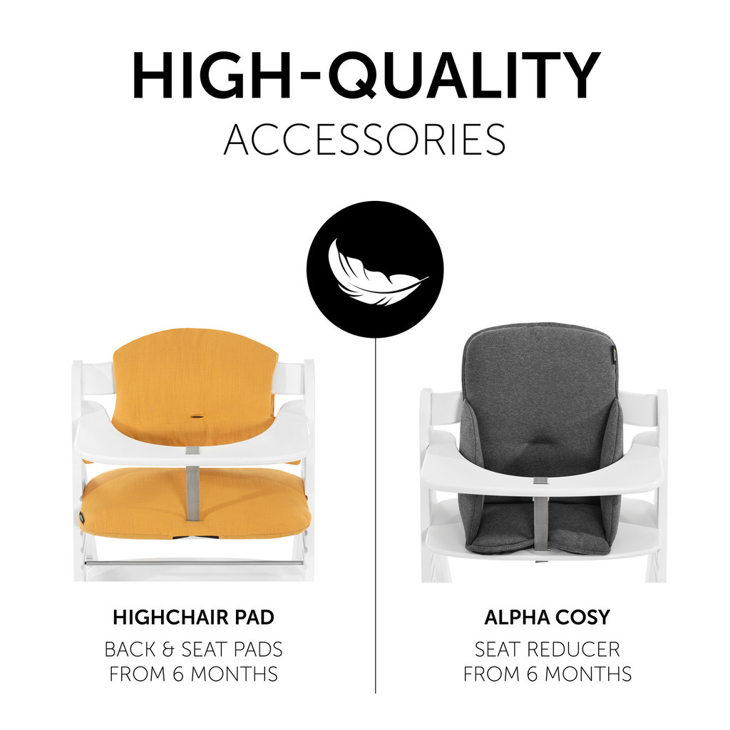 Hauck - high chairs Alpha+ - Rose - Toy Dubai (Toys MENA LLC)