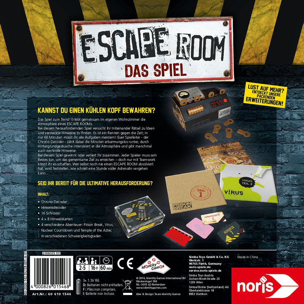 Noris - Escape Room The Game - Toy Dubai (Toys MENA LLC)