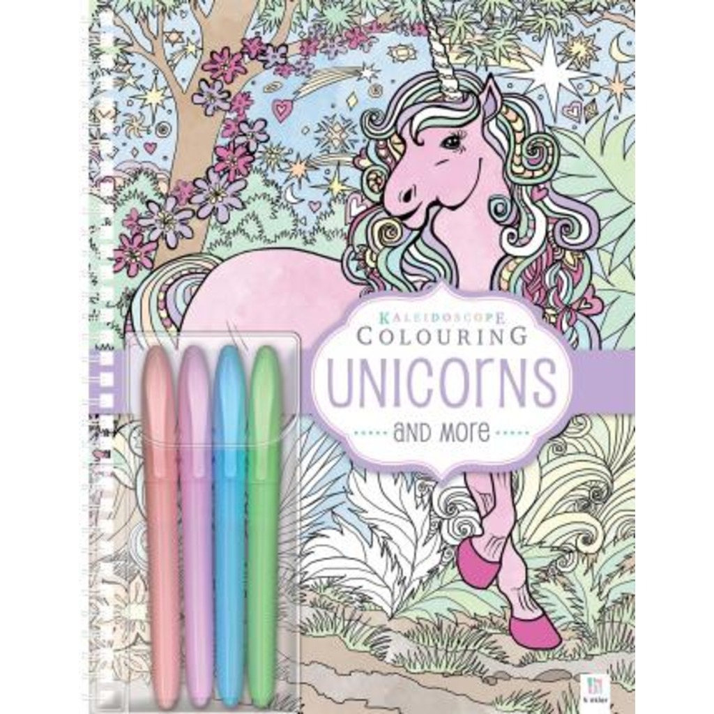 Kaleidoscope Colouring Pastel Markers: Unicorns - Toy Dubai (Toys MENA LLC)