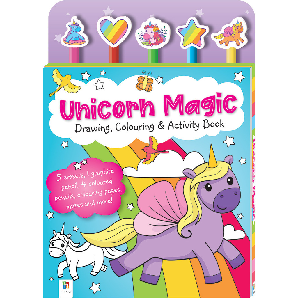 Unicorn - Magic Drawing, Colouring and Activity Book - Toy Dubai (Toys ...
