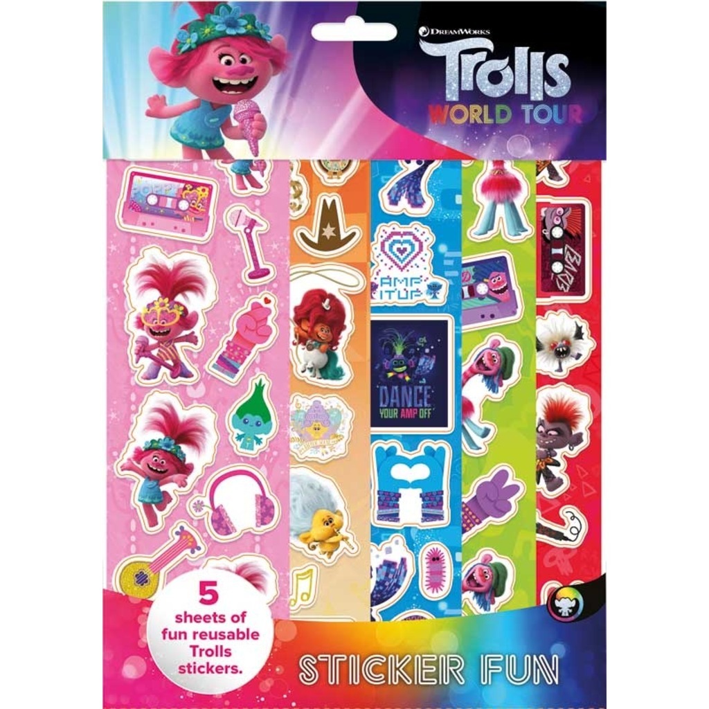 Alligator - Books Trolls 2 Sticker Art Set -Kids Activity Book - Toy ...