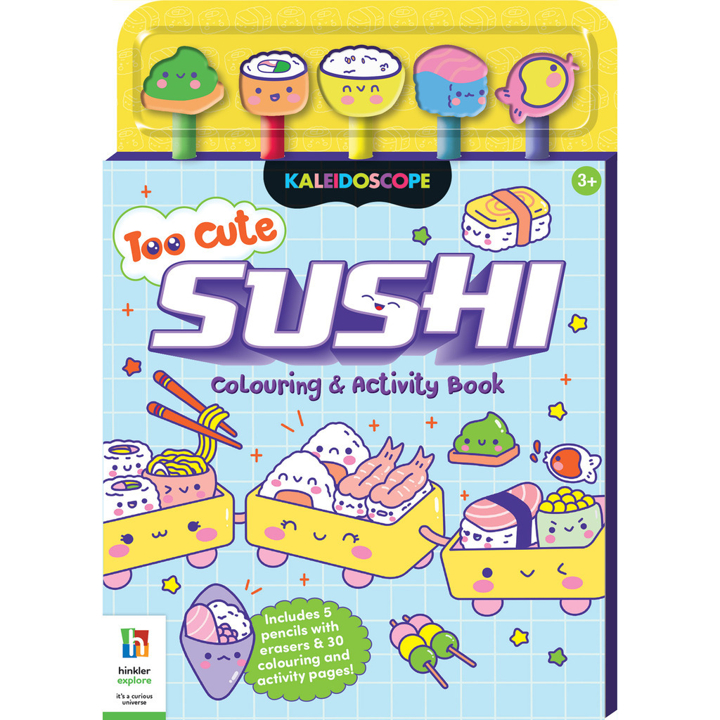 Too Cute Sushi Colouring and Activity Book - Toy Dubai (Toys MENA LLC)
