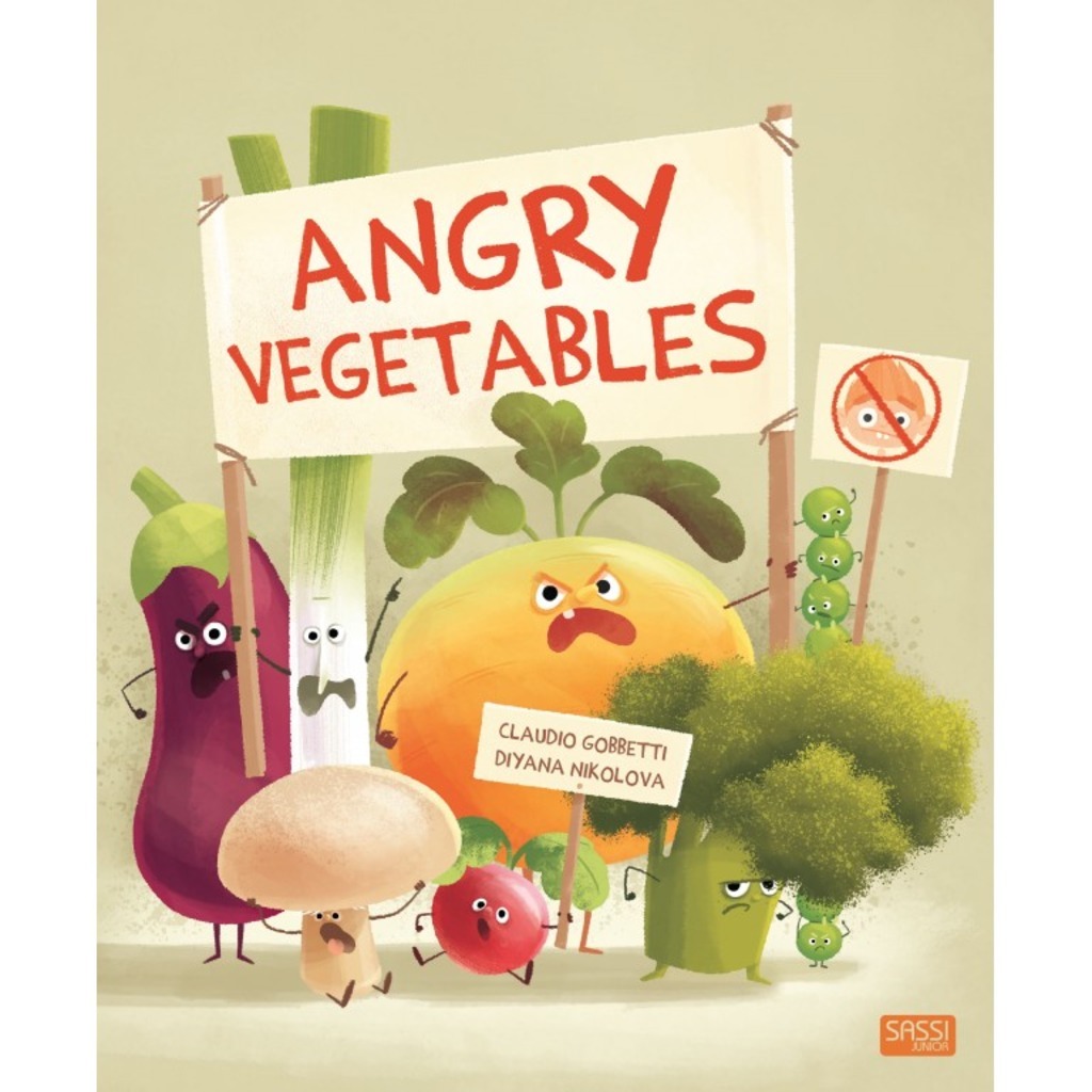 Sassi Junior - Picture Book - Angry Vegetables - Toy Dubai (Toys MENA LLC)