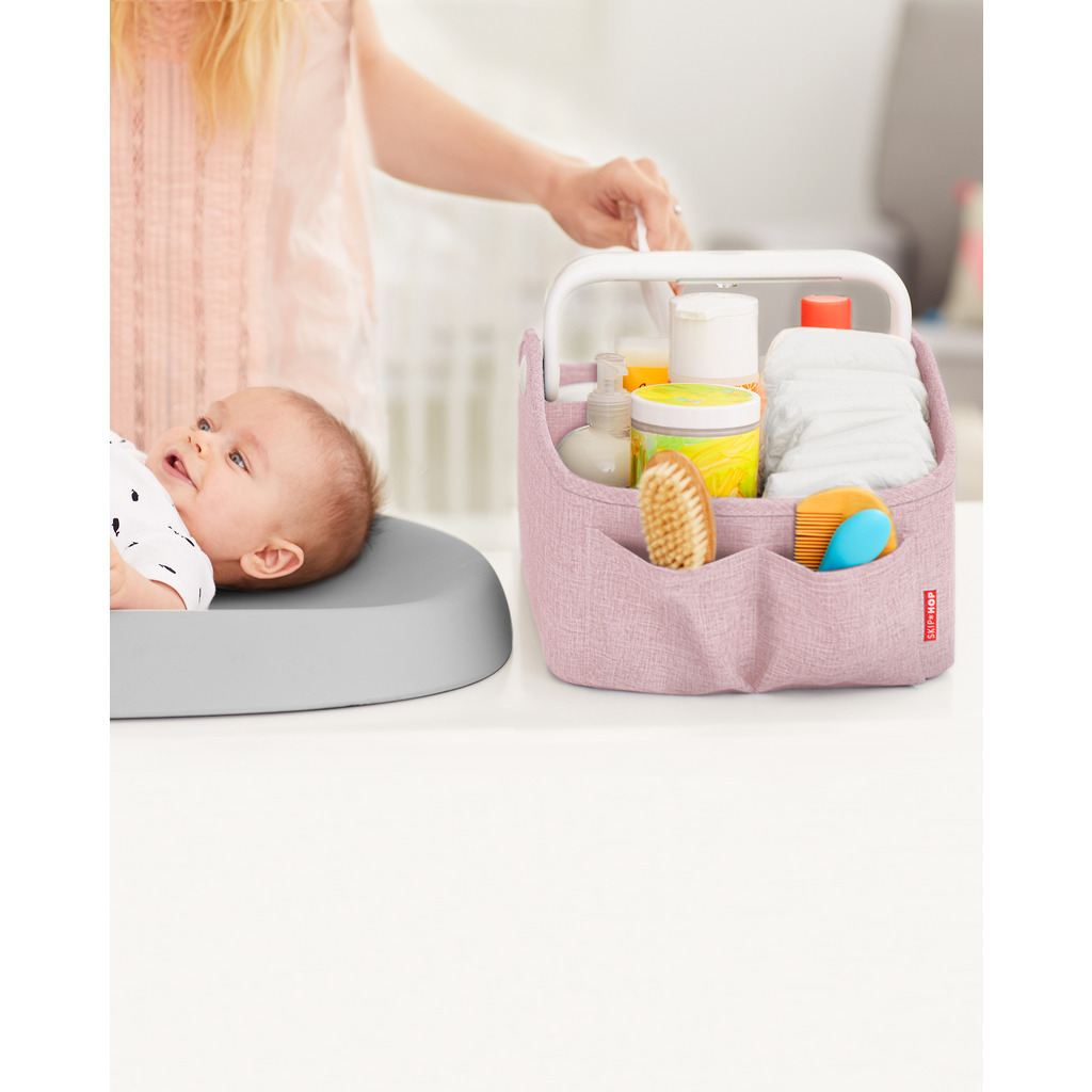 SkipHop - Light Up Diaper Caddy - Pink - Toy Dubai (Toys MENA LLC)