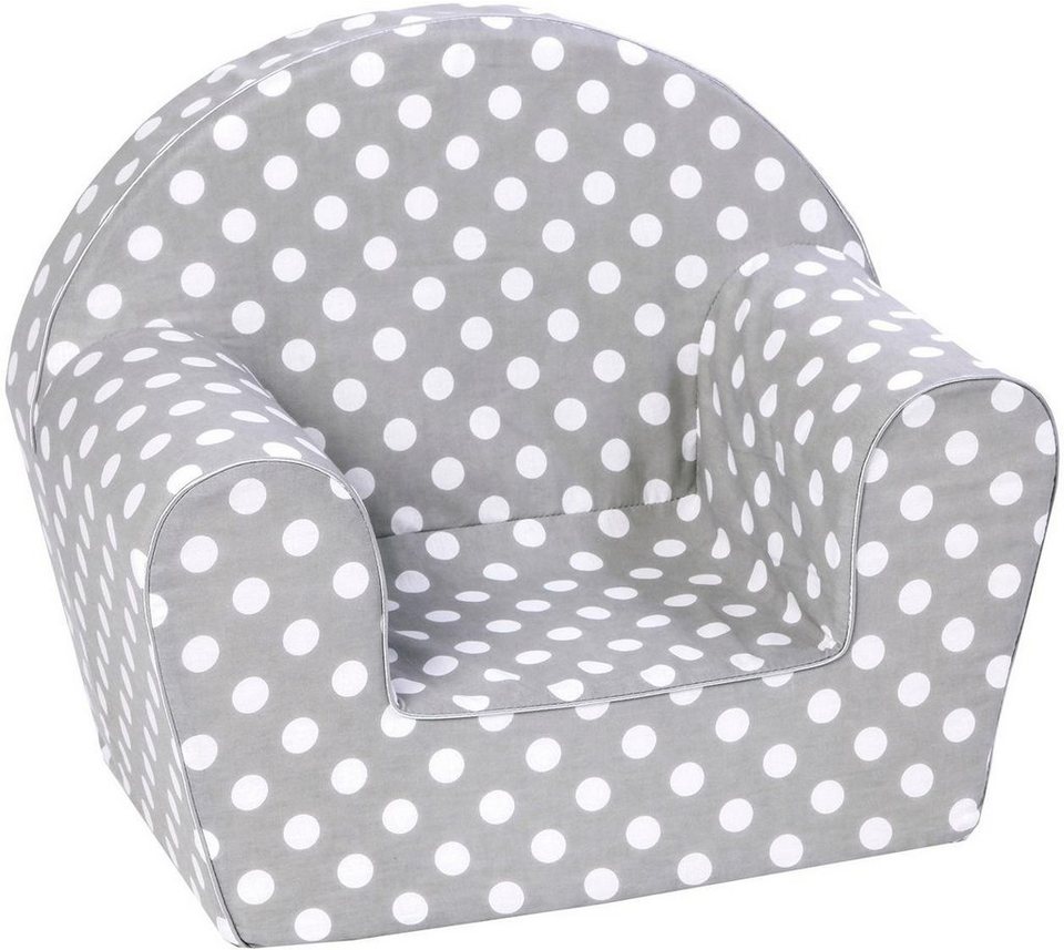 Arm Chair - Grey Polka Dots - Toy Dubai (Toys MENA LLC)