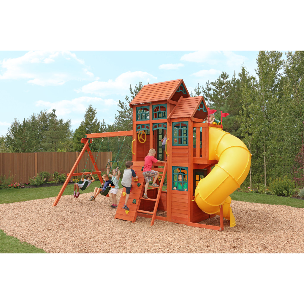 Kidkraft Canyon Ridge Wooden Swing Set / Playset - Toy Dubai (Toys MENA ...