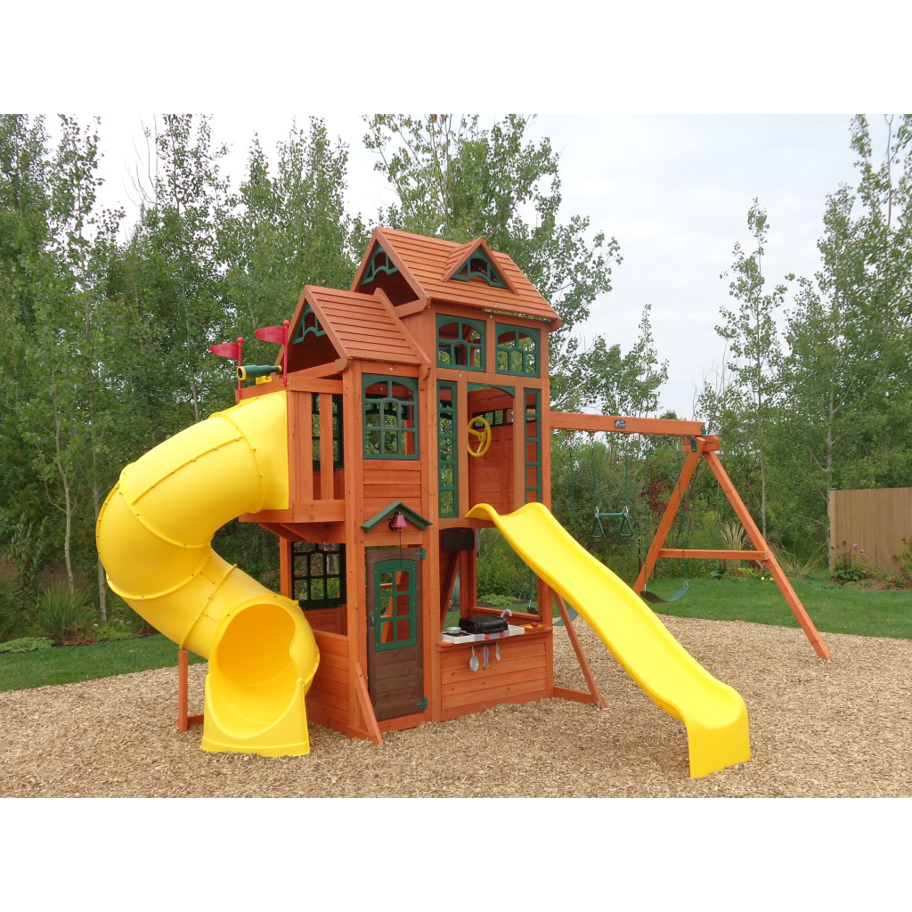 Kidkraft Canyon Ridge Wooden Swing Set / Playset - Toy Dubai (Toys MENA ...