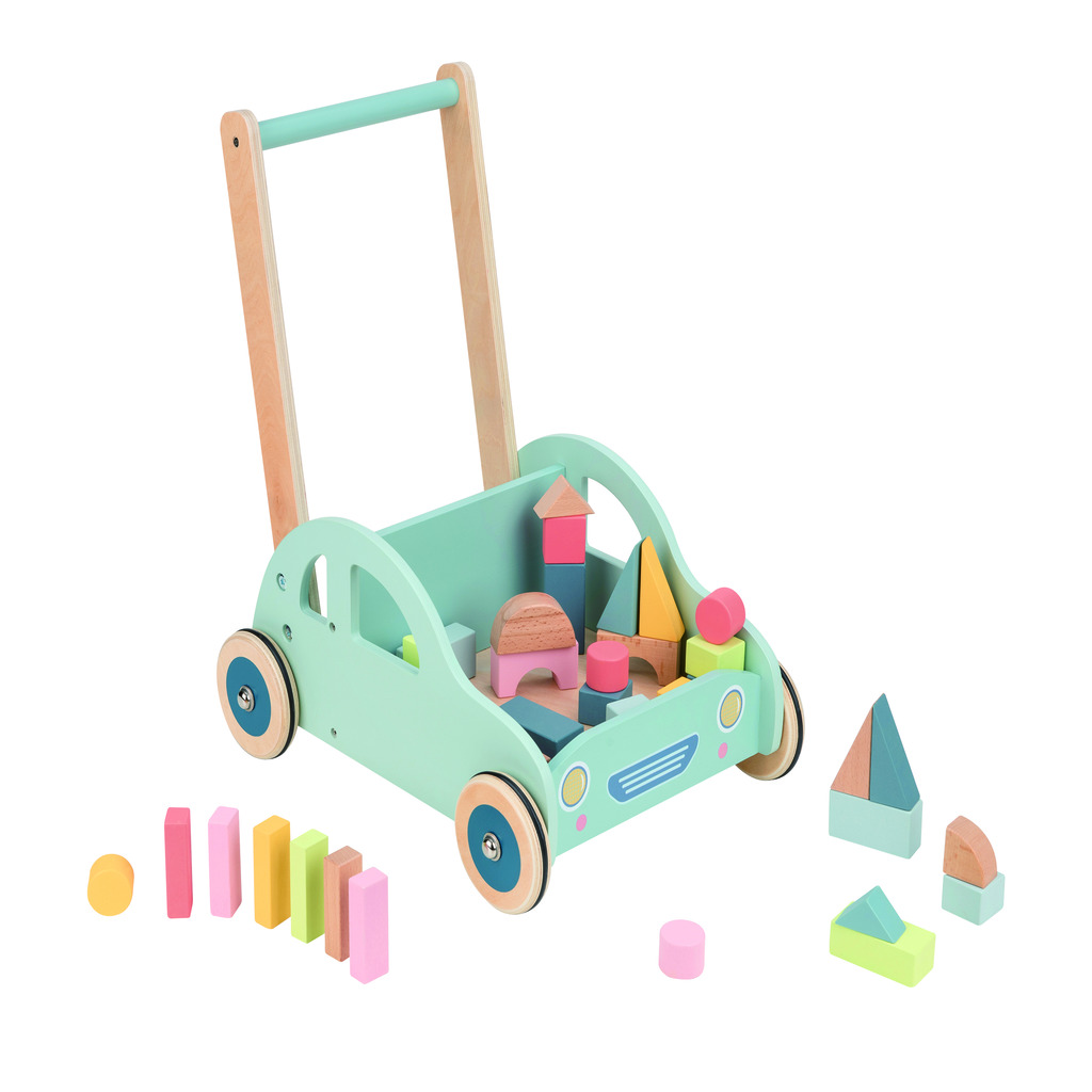 Lelin Baby Walker with Blocks (My Wonder Block Wagon) - Toy Dubai (Toys MENA LLC)