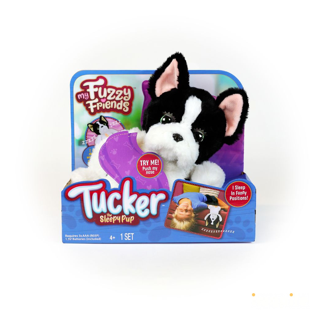 My Fuzzy Friends Tucker Sleepy Puppy - Toy Dubai (Toys MENA LLC)