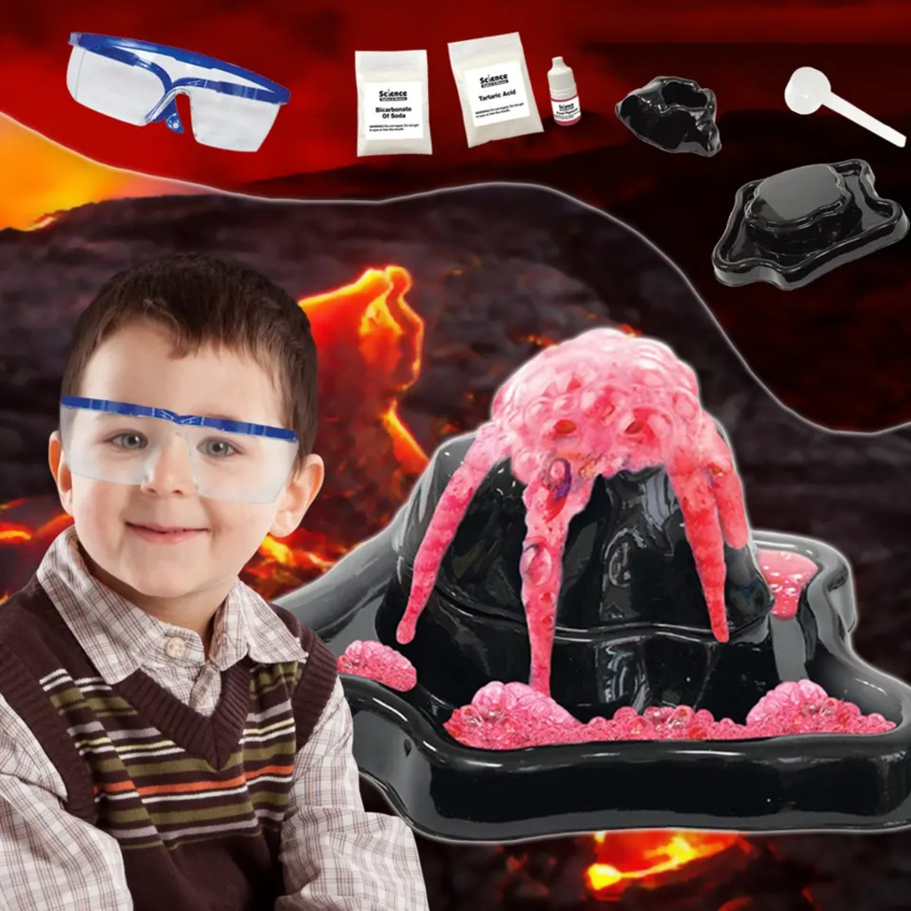 Science Volcanic Eruptions Easy DIY Simple little experiments - Toy ...