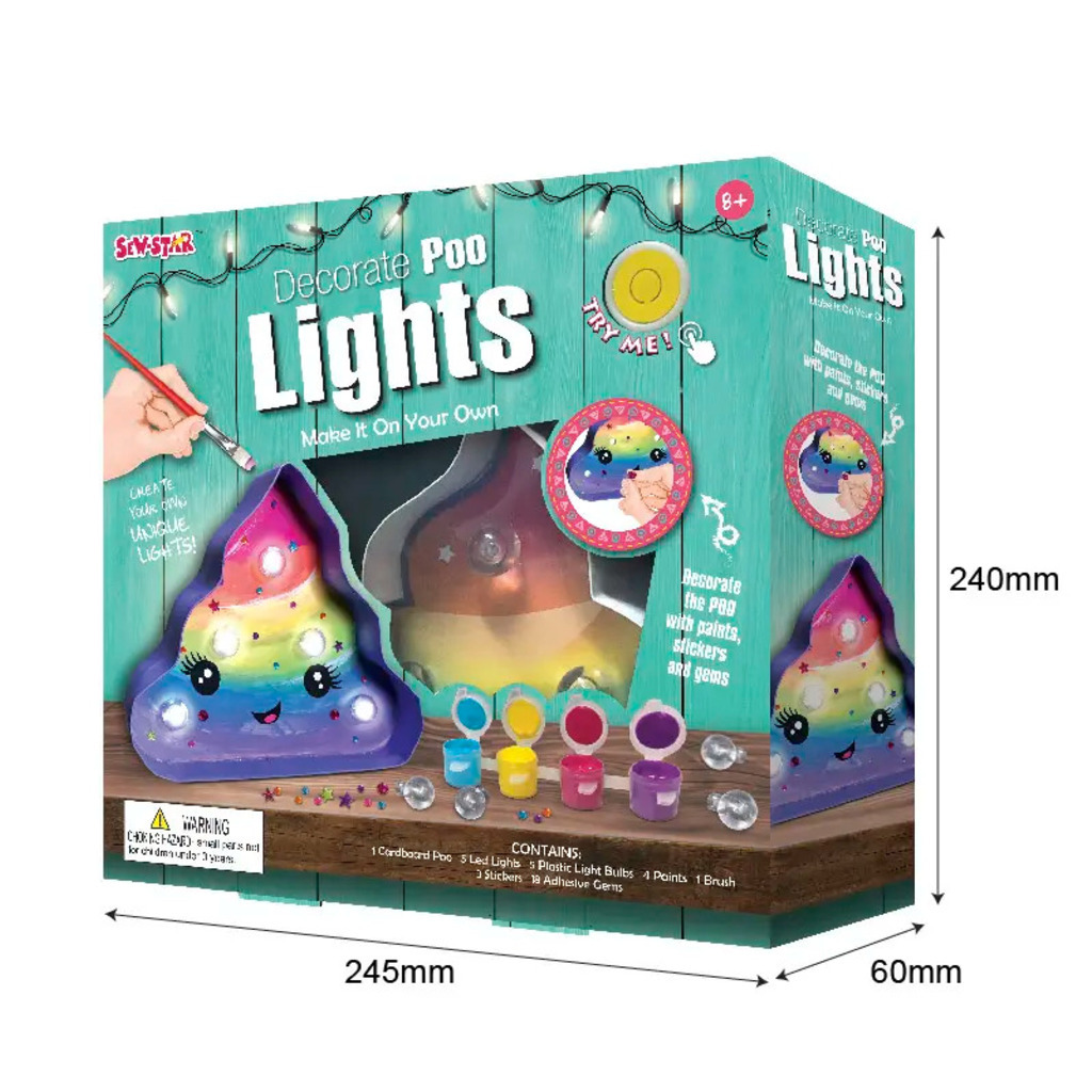 String Lights decorate your own lights LED kit, arts and crafts - Toy ...