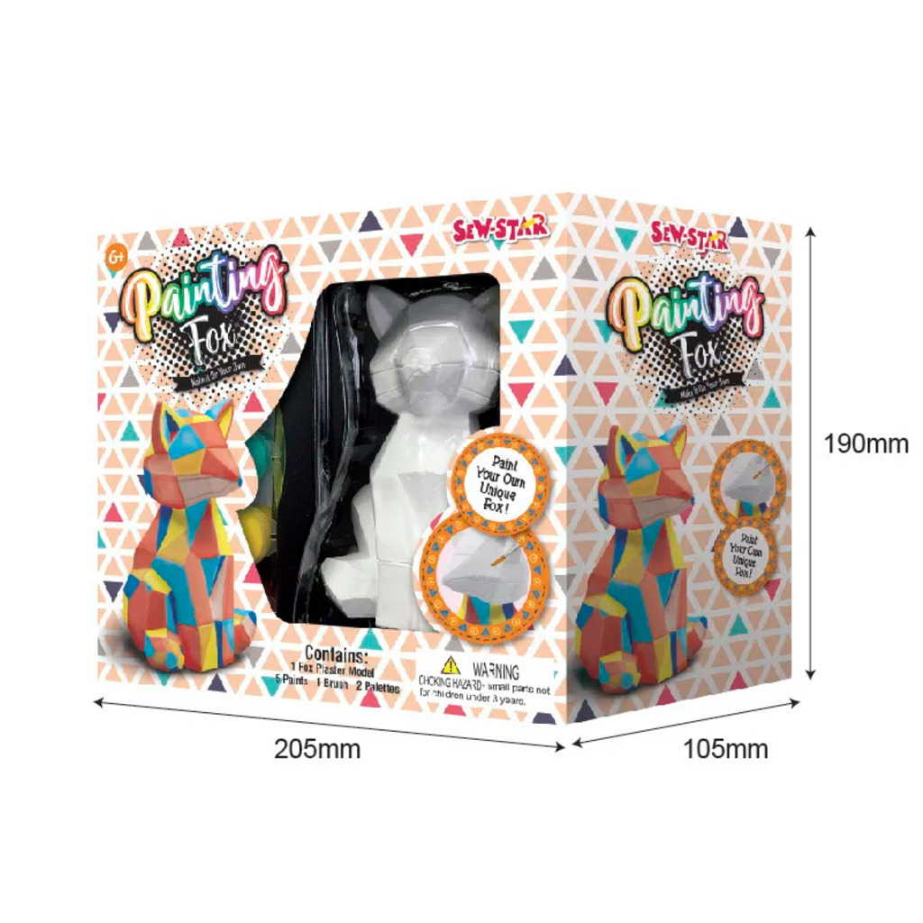 Paint your own unique FOX painting kits for kids - Toy Dubai (Toys MENA ...