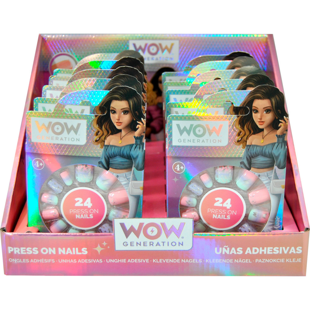 WOW Generation Set Of 24 Adhesive Nails - Toy Dubai (Toys MENA LLC)