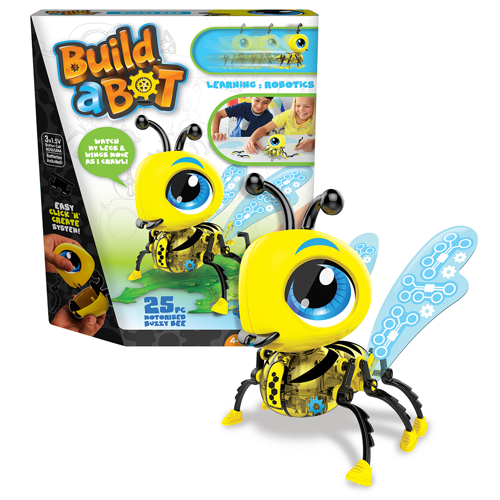 Build a Bot Bugs Assortment - Buzzy Bee - Toy Dubai (Toys MENA LLC)