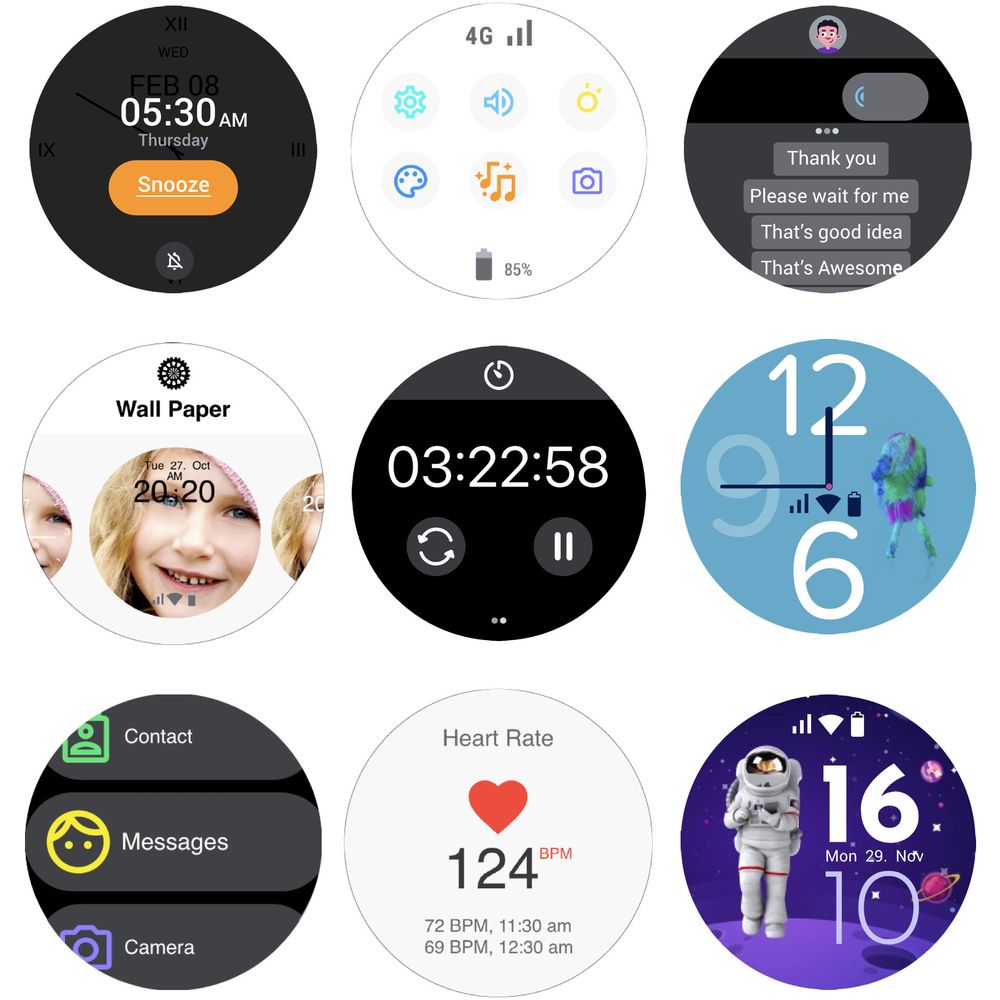 MyFirst - R1S Fone Kids Watch Phone - Navy Blue - Toy Dubai (Toys MENA LLC)