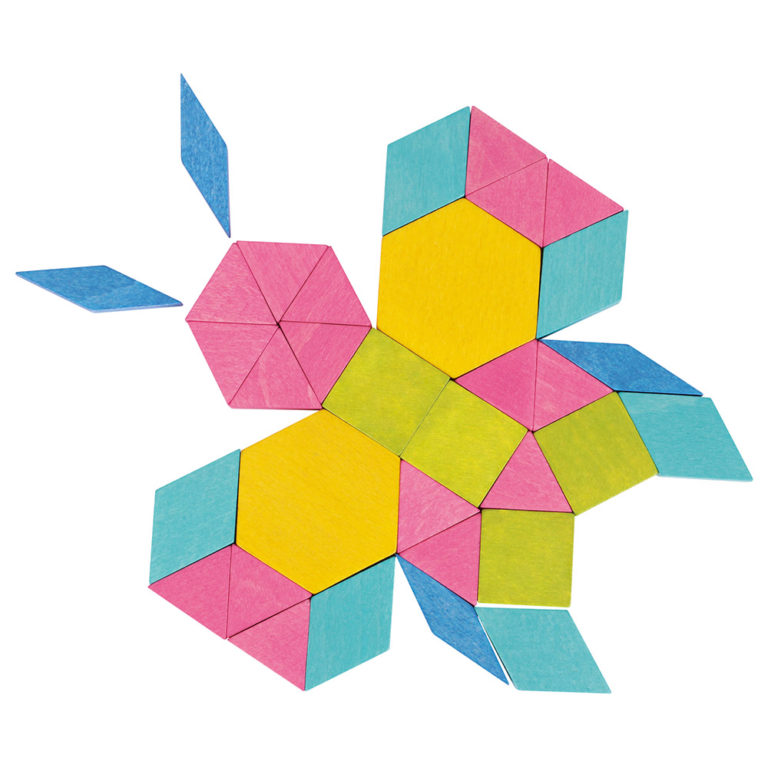 Lelin Wooden Mosaic Blocks 250pcs - Toy Dubai (Toys MENA LLC)